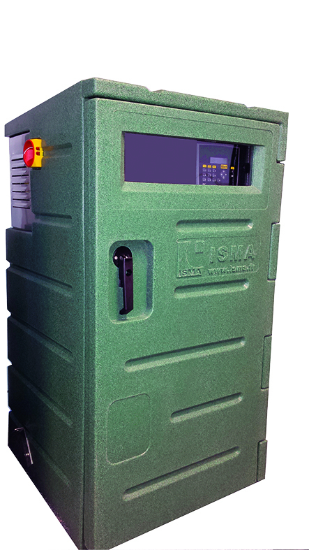 Boîtier communicant type BC401 avec notre application WEB de traitements des données LOGISMA.PRO ...